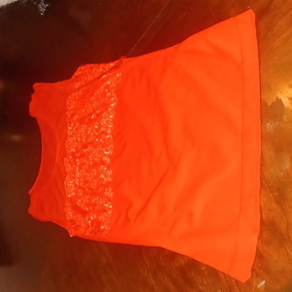 Tops | 5 For 25 Super Cute Red Stretchy Tank | Poshmark